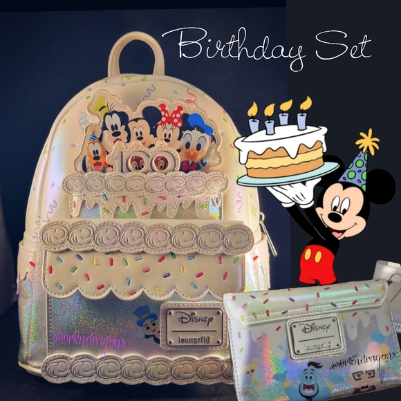 Disney | Bags | Nwt Disney 0 Anniversary Birthday Backpack Loungefly ...